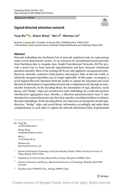 Signed Directed Attention Network