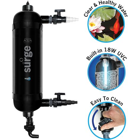 Evolution Aqua Pond Surge Filter With 18w Uv Ponds Up To 5000l Real