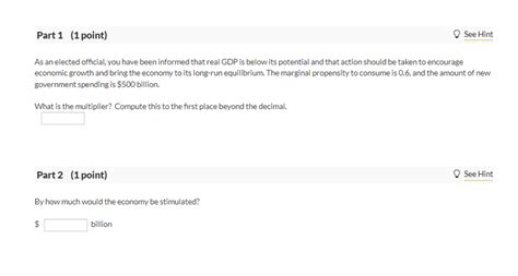 solved part 1 1 point see hintas an elected official you