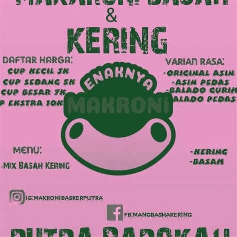 Makaroni Basak Kering