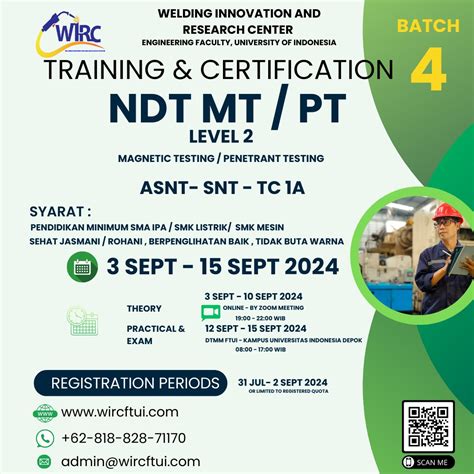 Ndt Level 2 Mt Pt Batch 4 Wirc Ftui