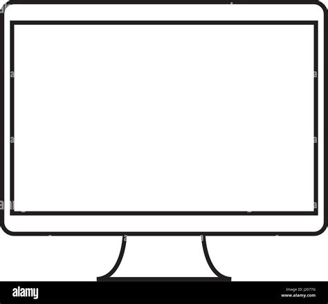 Monitor Computer Icon Stock Vector Image Art Alamy
