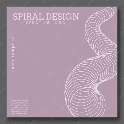 Premium Vector Threedimensional Spiral Effect The Dynamic Shape Of