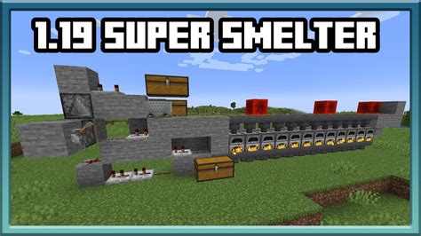 Super Simple Minecraft Super Smelter Easy To Build Scales To Any