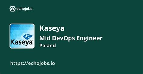 Kaseya Is Hiring Midsenior Devops Engineer Poland Docker Kubernetes Shell Python Ansible