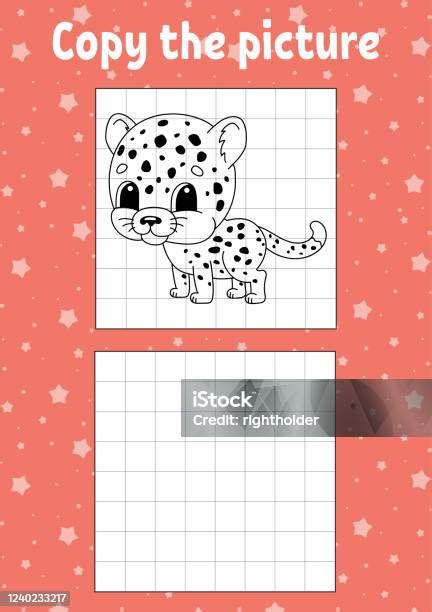 그림을 복사합니다 아이들을위한 책 페이지를 색칠 교육 개발 워크 시트 어린이를위한 게임 필기 연습 재미있는 캐릭터 만화 벡터