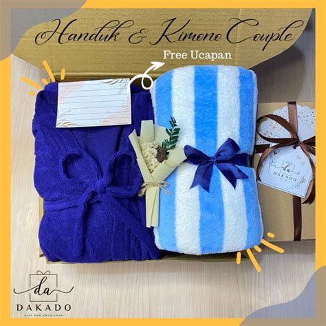 Jual Hampers Handuk Dan Kimono Set T Box Seserahan Wedding Birthday