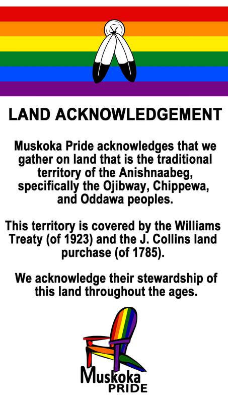 Land Acknowledgement Muskoka Pride