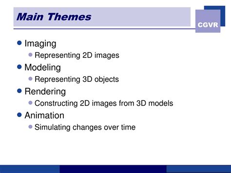 Ppt Fundamentals Of Computer Graphics Imaging Modeling Rendering And Animation Powerpoint