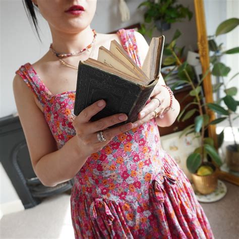Laura Ashley 80s Floral Ditsy Midi Dress Etsy