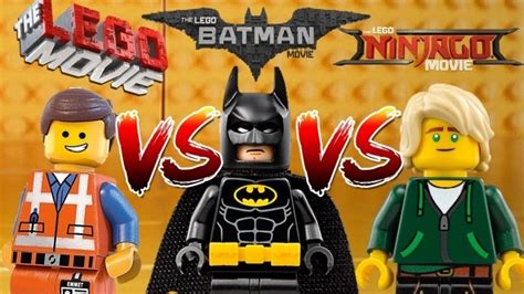 Wiatowe G Osowanie Lego Ninjago Vs Lego Movie Vs Lego Batman Movie Samequizy
