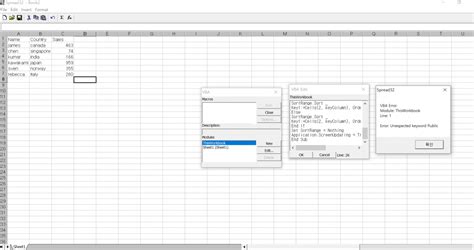 Macro That Sorts Data With Multiple Columns SpreadCE Spread32