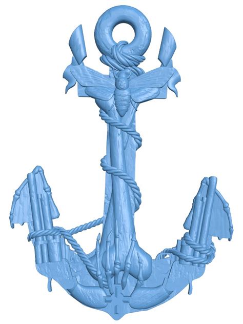Anchor Pattern 3d Model Vector Files