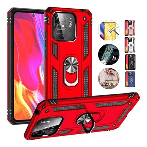 Funda Xiaomi Uso Rudo Case Shock Cristal Templado Meses sin interés