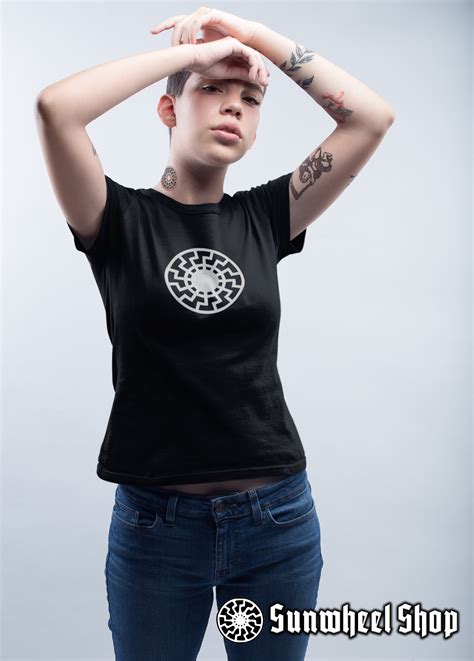 Sonnenrad Embroidered T Shirt Sunwheel Shop