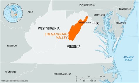 Map Of Shenandoah River