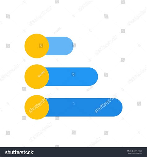 Horizontal Progress Bar Stock Vector Royalty Free Shutterstock