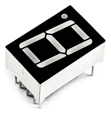 Display 7 Segmentos 1 Dígito Vermelho Anodo Comum Mercadolivre