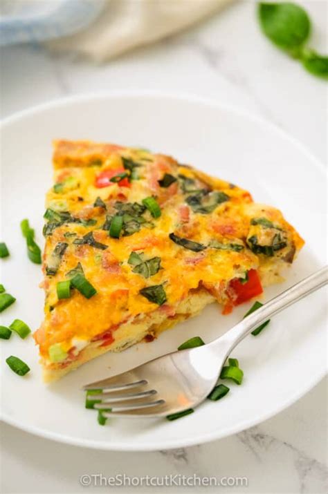 Egg Frittata Quick And Easy 15 Minute Prep The Shortcut Kitchen
