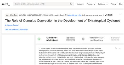 The Role Of Cumulus Convection In The Development Of Extratropical Cyclones