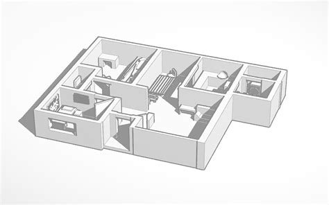 3d Design Liam Floor Plan Tinkercad