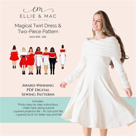 Ellie And Mac Sewing Patterns Etsy