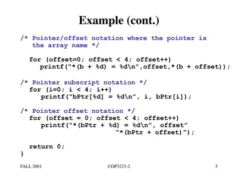 Ppt Arrays And Pointers Powerpoint Presentation Free Download Id