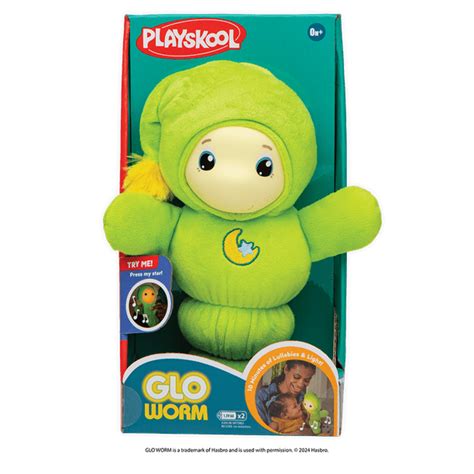 Playskool Classic Glo Worm Plush And Soothing Toy Walmart Business Supplies