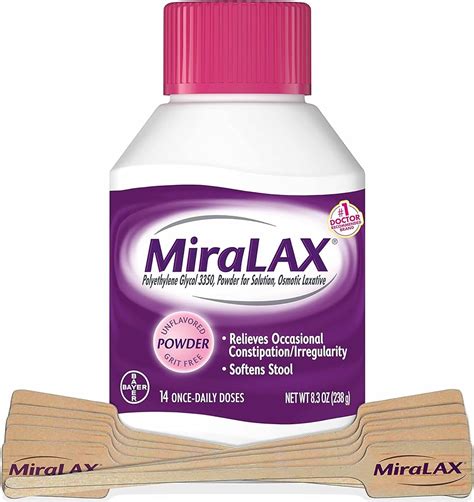Miramax Laxative 2 Ct Miralax Laxative Powder 45 Days 269oz