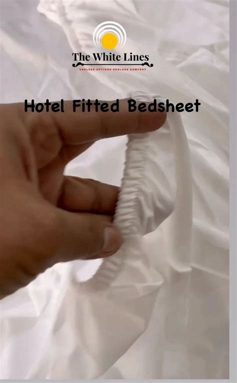 Cotton Double Fitted Bed Sheet For Hotel At Rs 485piece In Panipat