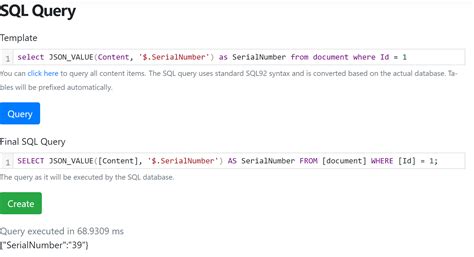 Sql Queries Support Json Functions · Issue 9480 · Orchardcms