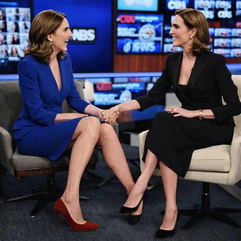 Nora O Donnell And Margaret Brennan In The Cbs News Room Sitting