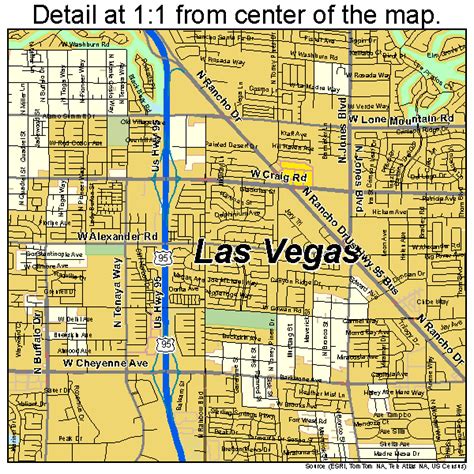 Las Vegas Nevada Street Map 3240000
