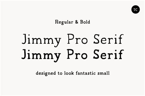 Tc Jimmy Serif Pro Font Youworkforthem