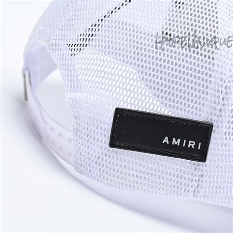Amiri Logo Patch Cap White