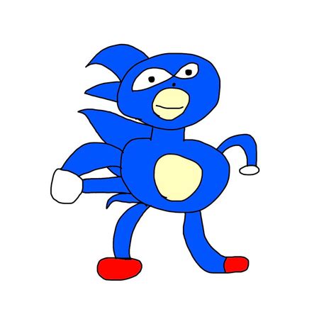 Meme Character Sanic The Hedgehog By Darth19 On Deviantart