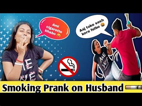 Smoking prank on husband 😝🚬|| backfires in the most terrifying way 😰 - YouTube
