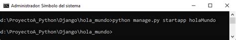 Instalar Django y primera aplicación web hola mundo en Python Proyecto A