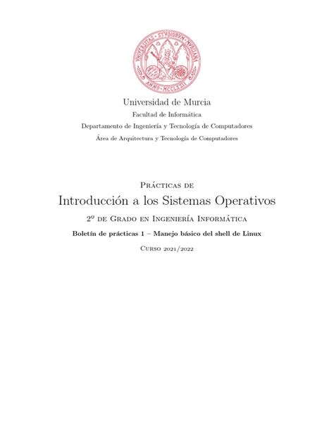 Isopracticas01shellordenesbasicas Pdf Archivo De Computadora