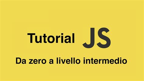 Le Stringhe In Javascript Youtube