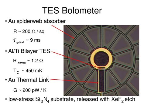 Ppt Tes Bolometer Array Powerpoint Presentation Free Download Id