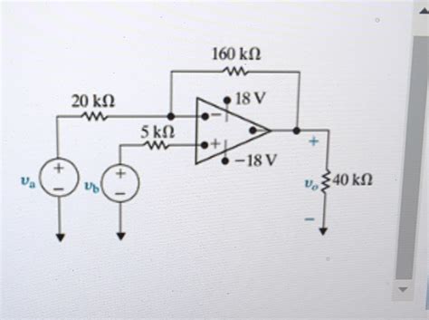 solved calc vo ﻿if va 1v and vb 2v