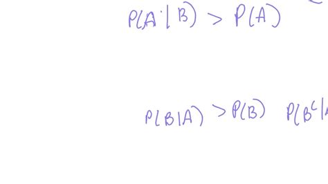 Let A And B Be Two Events With 0 P B And P B C A ≤p B C Where B C Is The Complement Of