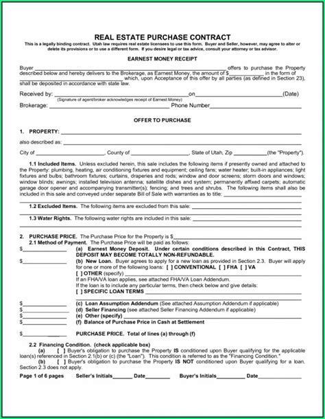 Owner Financing Contract Template Florida Template 1 Resume