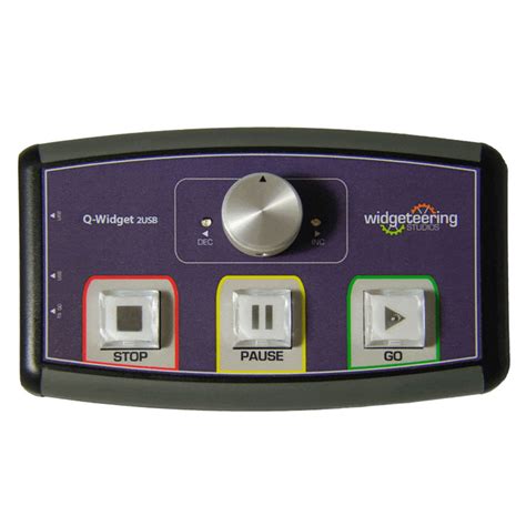 Q Widget PRO Dual Output Show Control Remote AV Technical Equipment Hire Milton Keynes