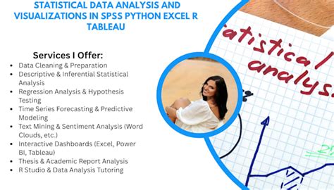 Do Statistical Data Analysis And Visualizations In Spss Python Excel R Tableau By Hannahisaiahs