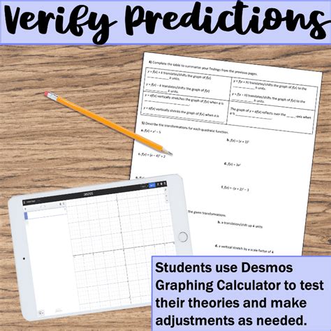 Quadratic Functions Transformations Investigation Activity Editable Light Bulb Moments In Math