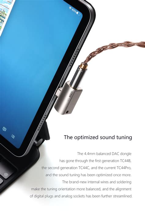 Tc44pro Lightning To 4 4mm Trrrs Balanced Right Angle Usb Dac Adapter [3rd Gen] Dd Ddhifi