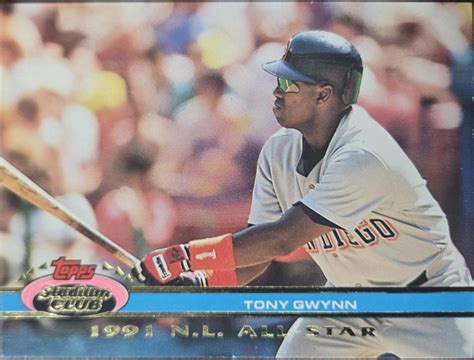 Tony Gwynn 73 Prices 1991 Stadium Club Baseball Cards
