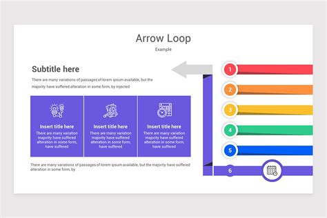 Arrow Loop Keynote Template Nulivo Market